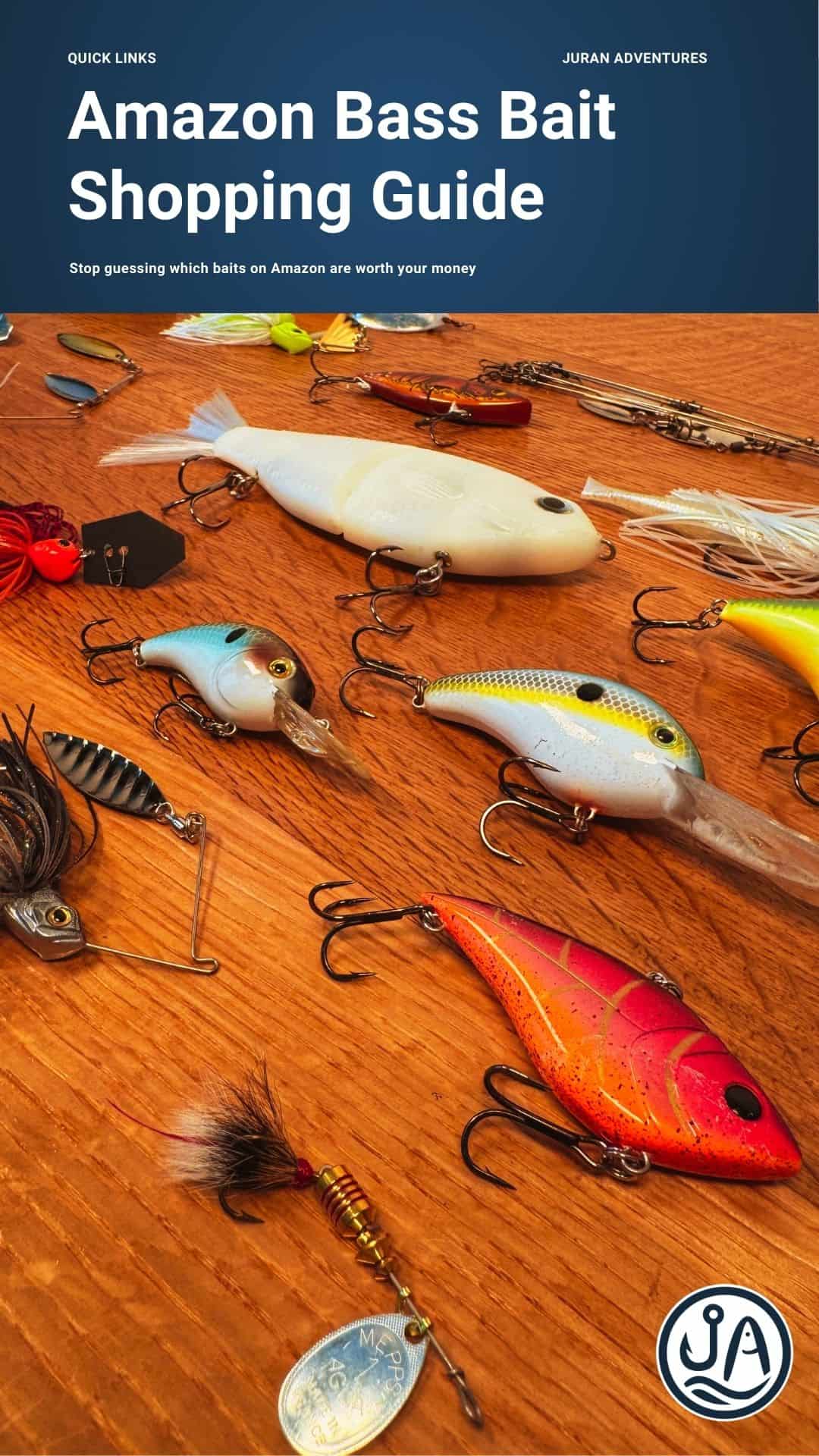 Amazon Bass Bait Shopping Guide (FREE DOWNLOAD) - Juran Adventures